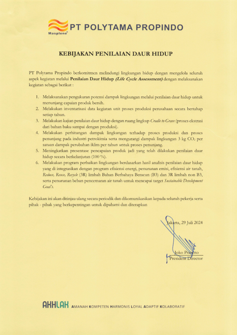 About US – PT Polytama Propindo