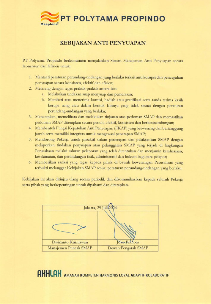 About US – PT Polytama Propindo
