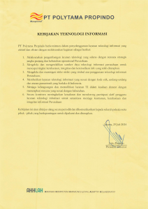 About US – PT Polytama Propindo